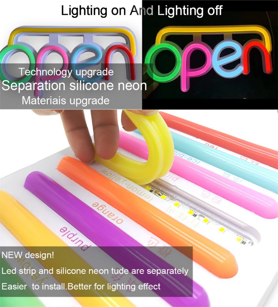 neon flex separated diffuser | Neon Flex LED Sign