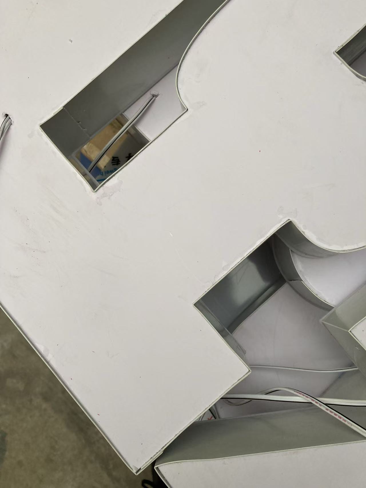 Flexible PVC Edging Framing Strip for LED Channel Letter Sign Signage ...