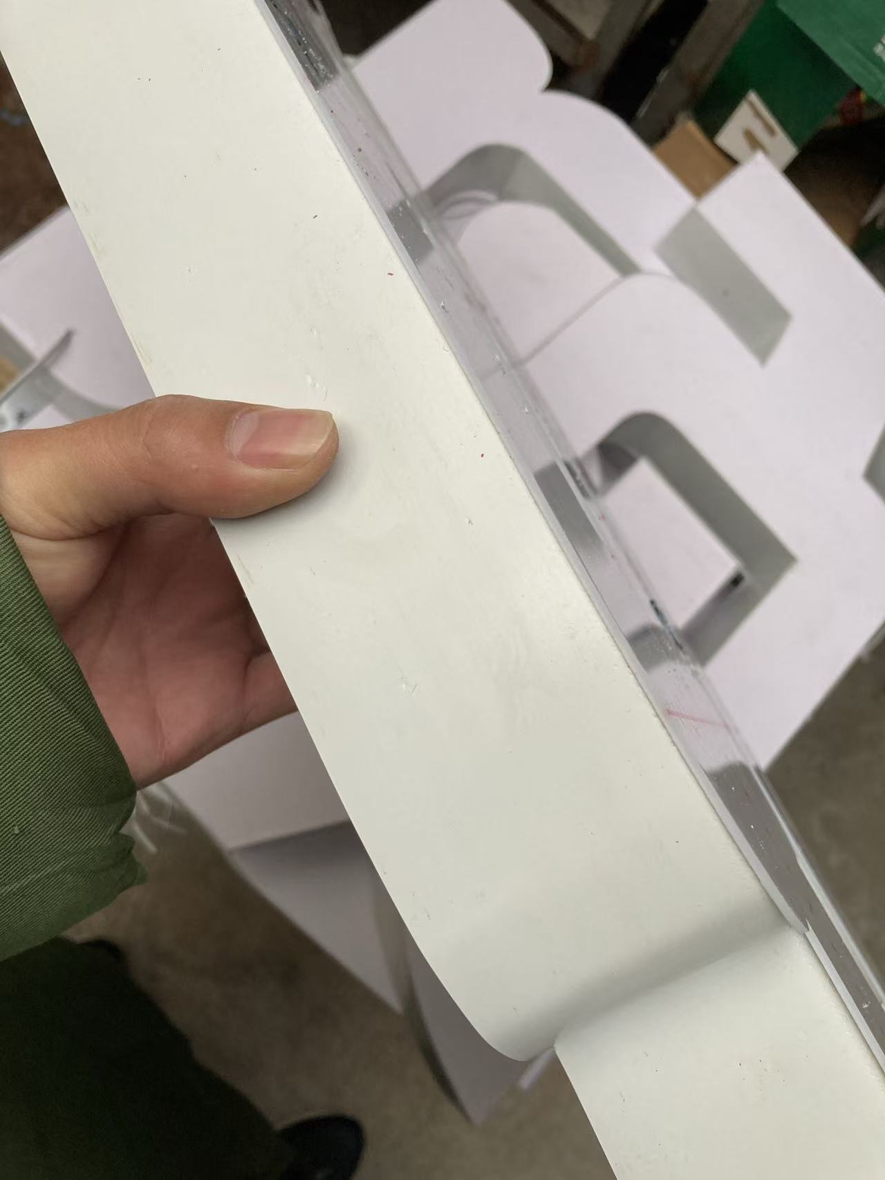 Flexible PVC Edging Framing Strip for LED Channel Letter Sign Signage ...